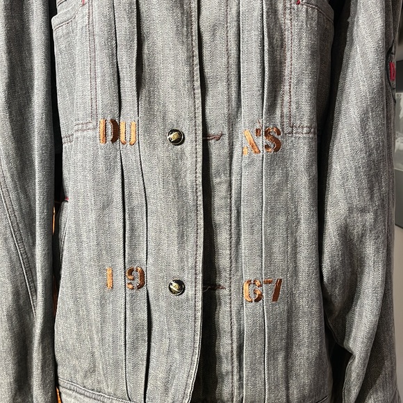 Willie + Esco Duns | Jackets & Coats | Vintage Willie Esco Duns Herringbone Denim Jacket | Poshmark